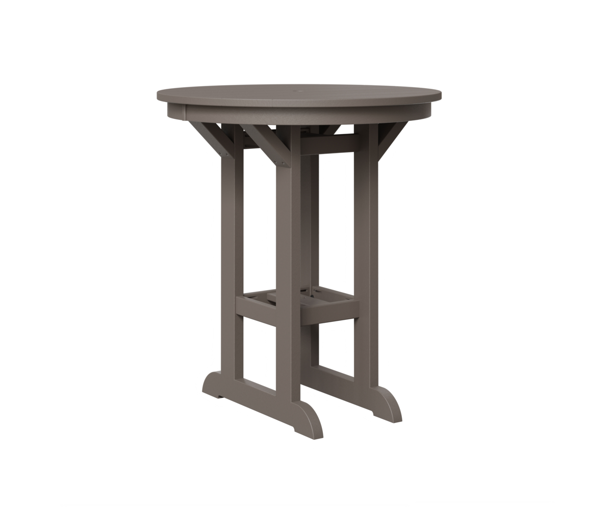 38 Round Table Balcony Height Made By Amish Country Poly